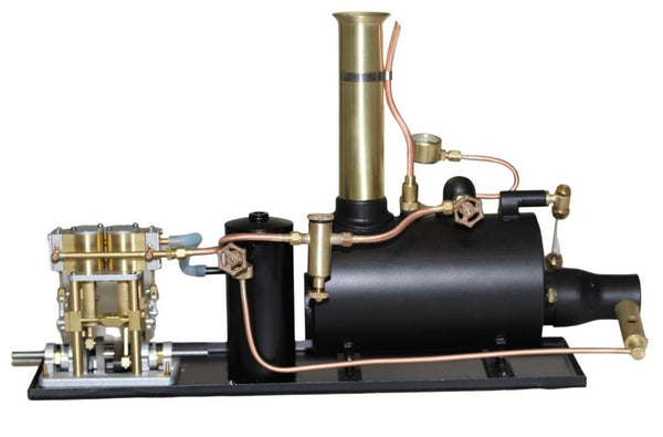 4045T 3" Horizontal Boiler Steam Plant Assembled - fit your own TVR1 e ...
